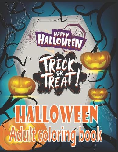 Halloween Adult Coloring Book by Nr Grate Press | Waterstones