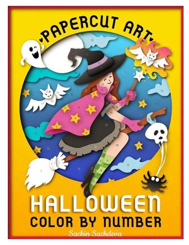 Papercut Art Halloween by Sachin Sachdeva | Waterstones