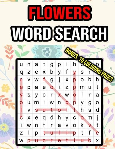 Flowers Word Search by Kristin Vidnik | Waterstones
