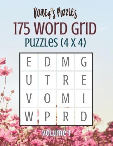 175 Word Grid Puzzles by Bailey Carter, Bailey's Puzzles | Waterstones