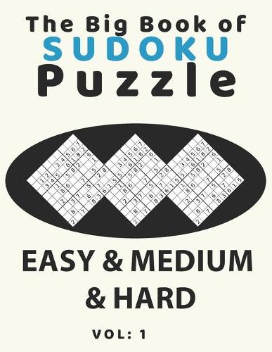 The big book of sudoku puzzle easy & medium & hard by Trust Alfonso-Mat ...