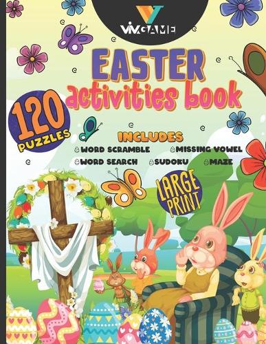 Easter Activities Book Includes Word Scramble, Missing Vowel, Word ...