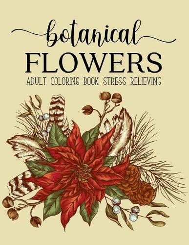 Botanical Flowers Coloring Book by Sabbuu Editions | Waterstones