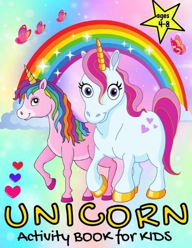 UNICORN Activity Book for Kids ages 4-8 by Pipo Designs | Waterstones