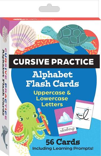 Cursive Practice Alphabet Flash Cards by Teacher Created Materials ...