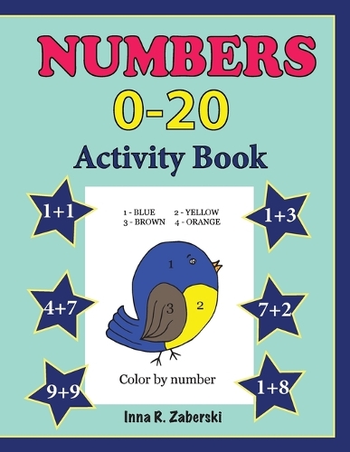 Numbers Activity Book / Color and Learn/ Numbers 0-20 activity Book ...