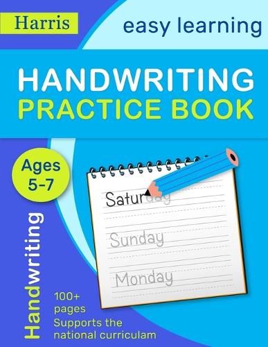 Handwriting Practice Book - 100+ Pages - Glossy Cover by M a Harris ...