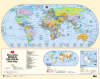 Macmillan World Wall Map Physical and Political | Waterstones