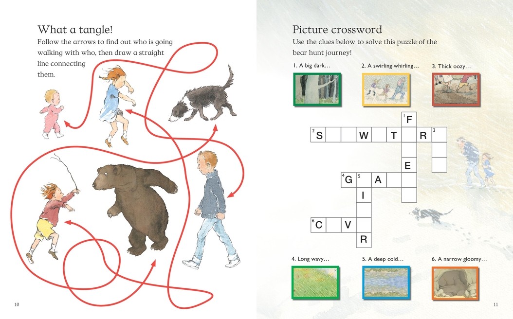 We're Going on a Bear Hunt Sticker Activity Book by Michael Rosen ...