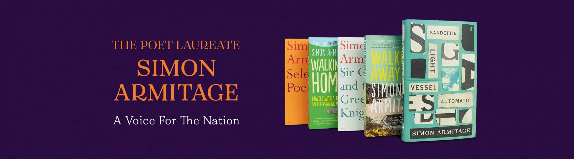 Simon Armitage Books | Waterstones