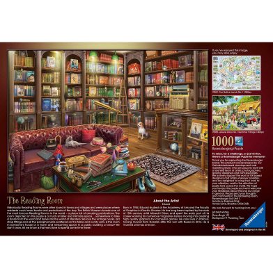 The Reading Room 1000 Piece Jigsaw Puzzle | Waterstones