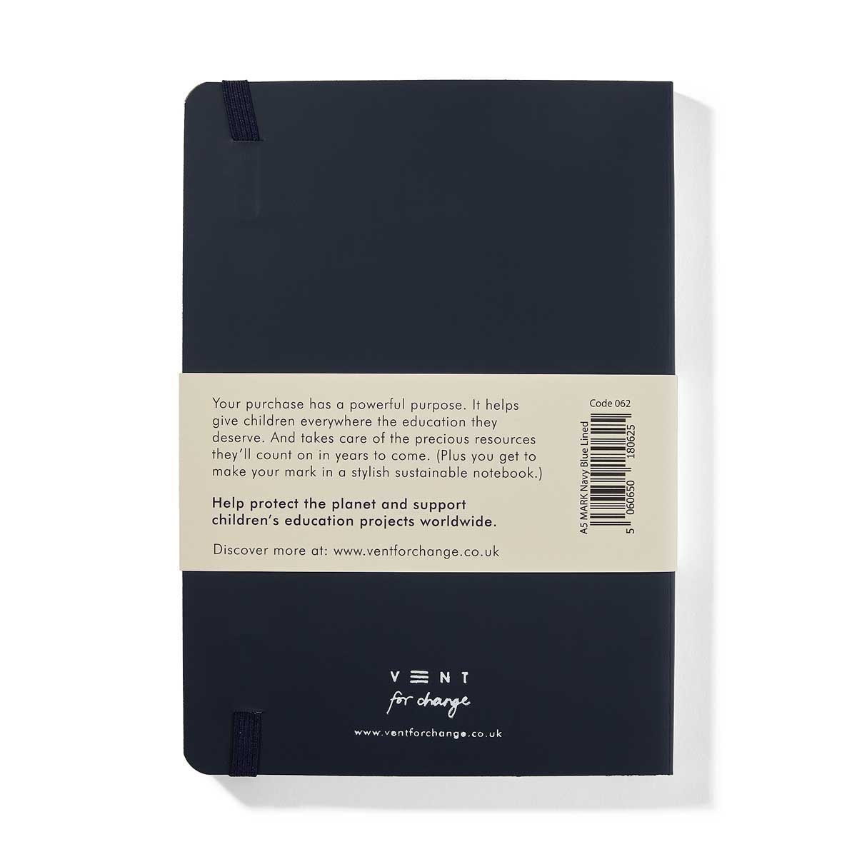 Navy Make Your Mark Notebook | Waterstones