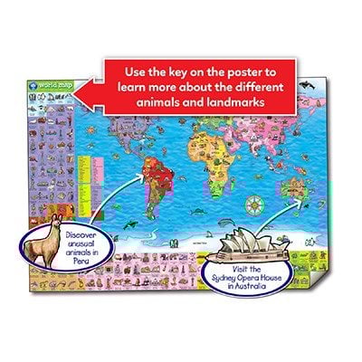 World Map Jigsaw by Orchard Toys | Waterstones