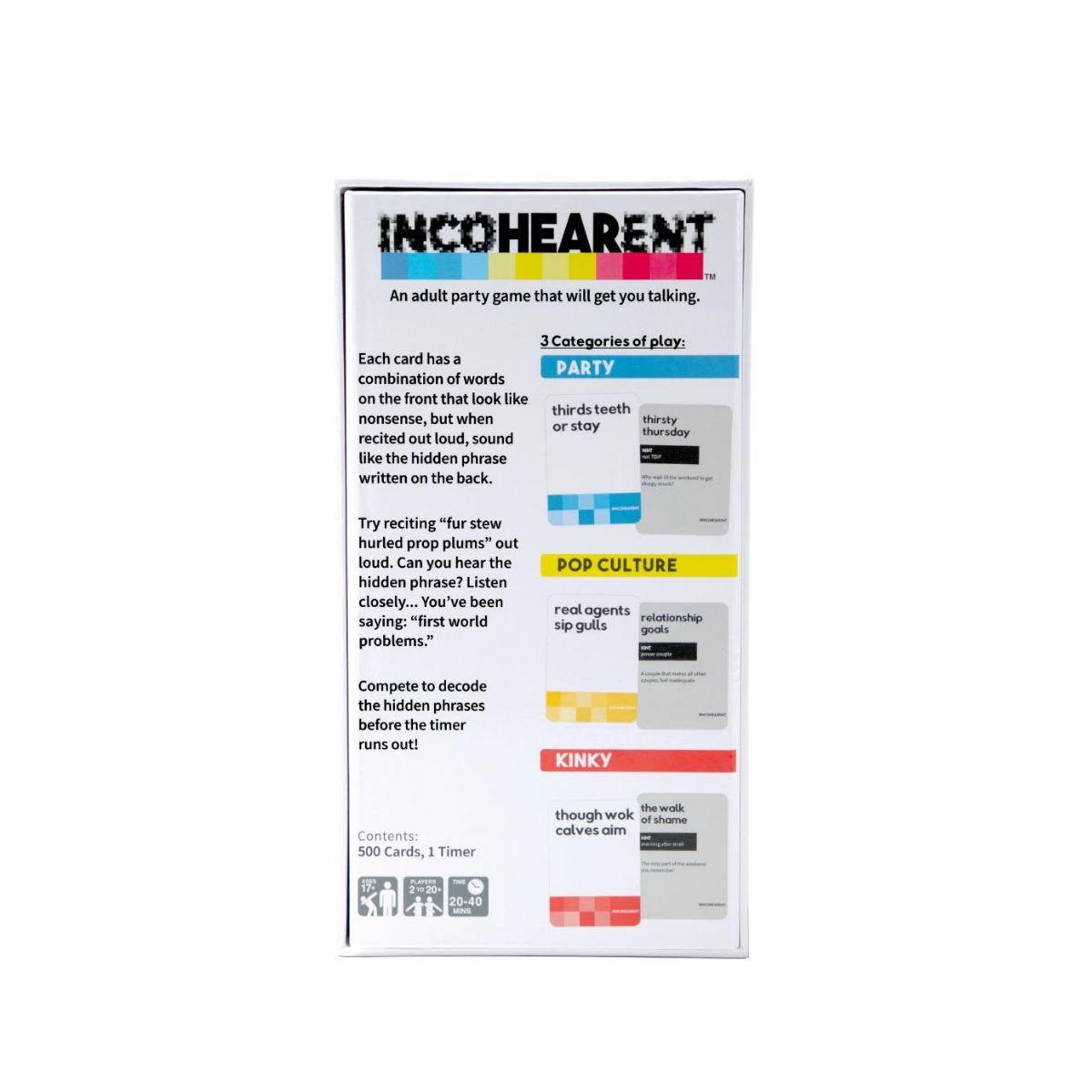 Incohearent Card Game | Waterstones