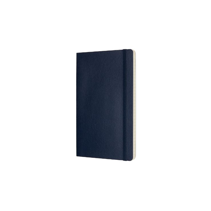 Sapphire Blue Ruled Soft Notebook L | Waterstones