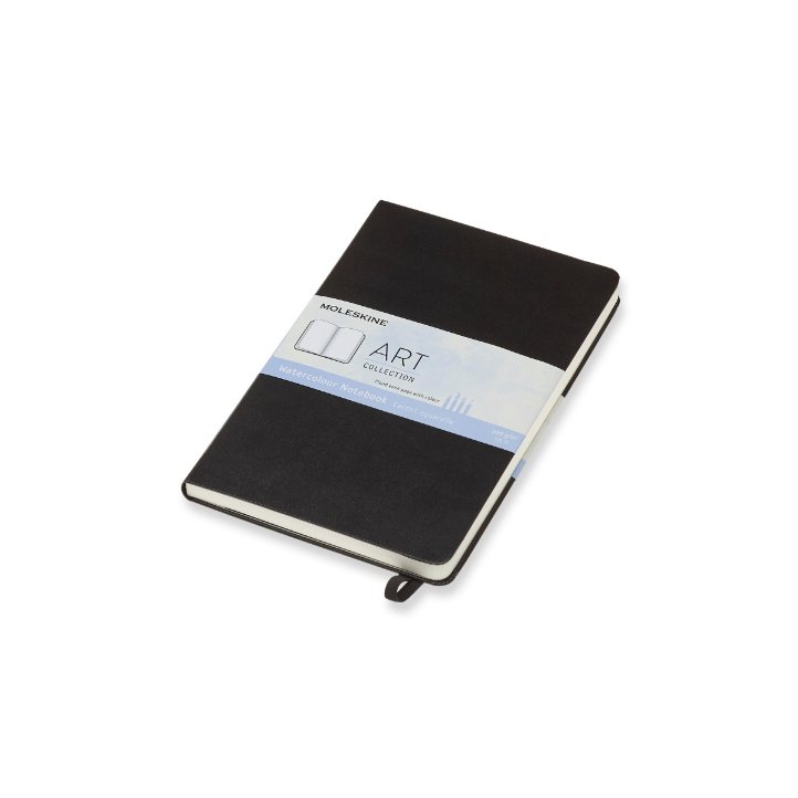 Black Large Watercolour Notebook | Waterstones