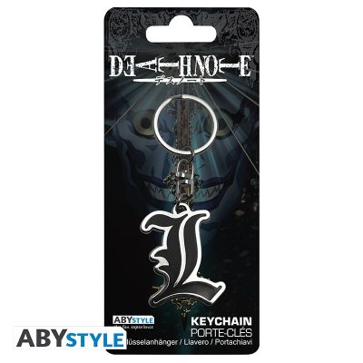 Death Note L Symbol Keyring | Waterstones