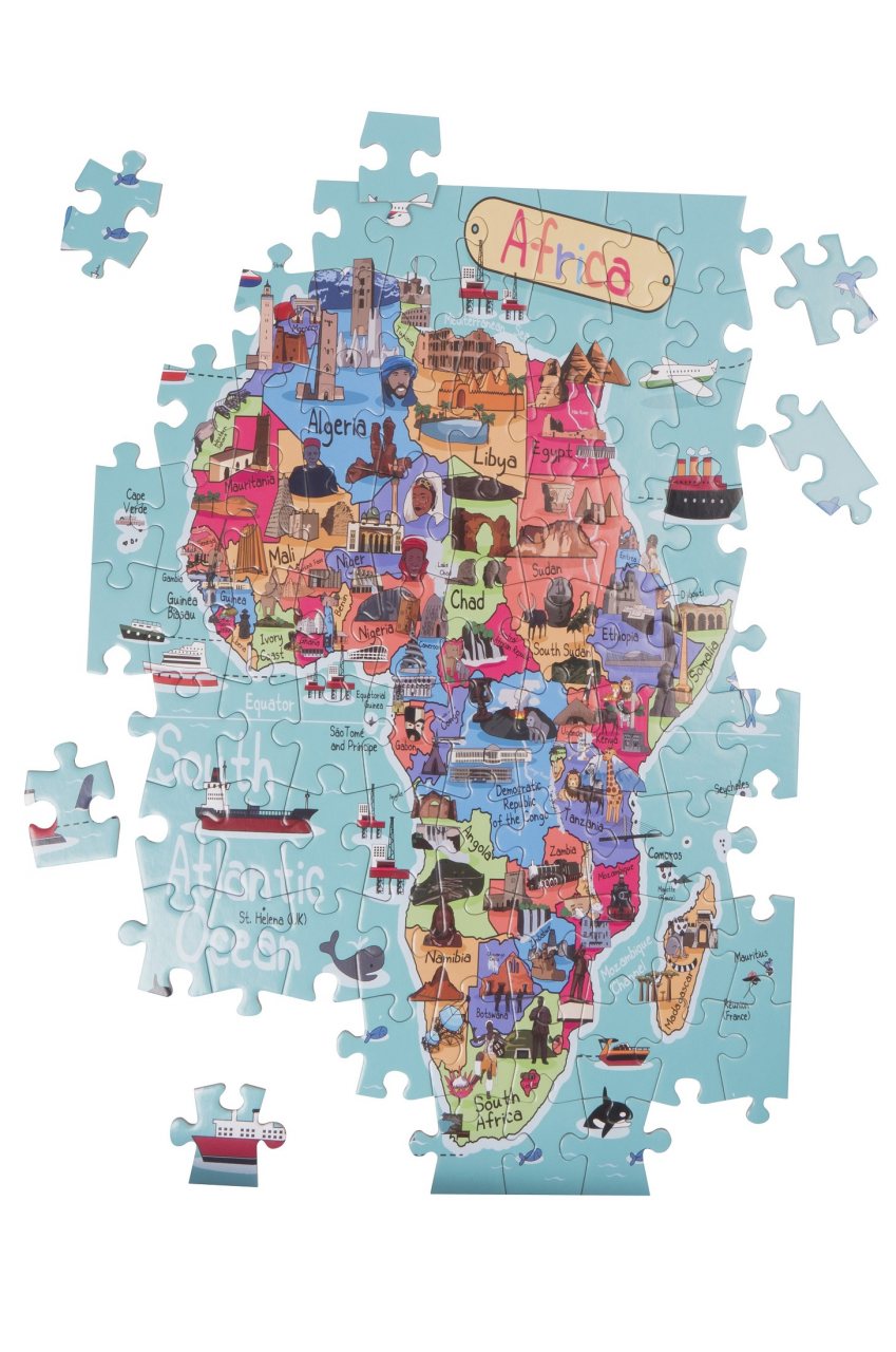 Giant Africa Map Puzzle | Waterstones