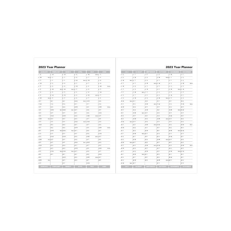 Letts Standard A5 Black Dtp Diary 2023 | Waterstones