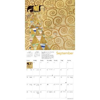 2023 Gustav Klimt Wall Calendar by Flame Tree Studio | Waterstones