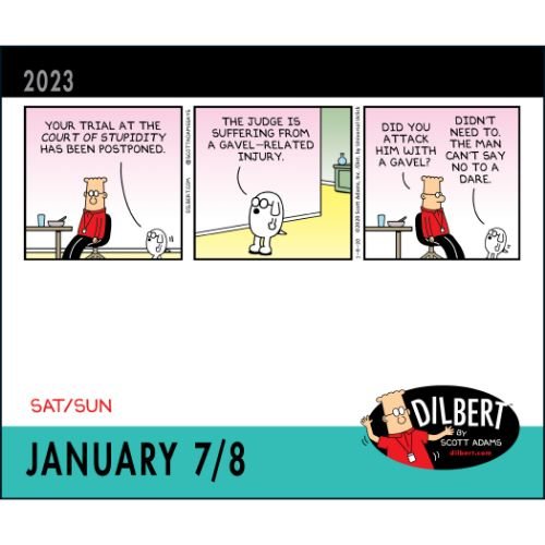 2023 Dilbert Boxed Calendar by Scott Adams | Waterstones