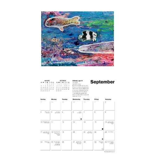 2023 Ra Young Artists Mini Wall Calendar by Flame Tree Studio | Waterstones