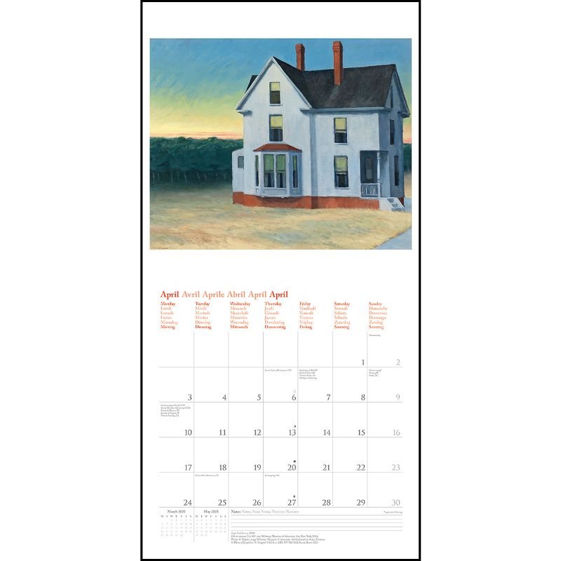 2023 Edward Hopper Wall Calendar | Waterstones