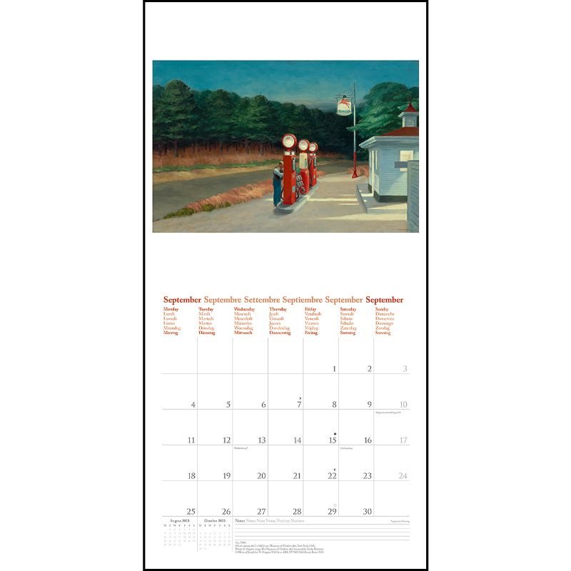 2023 Edward Hopper Wall Calendar | Waterstones