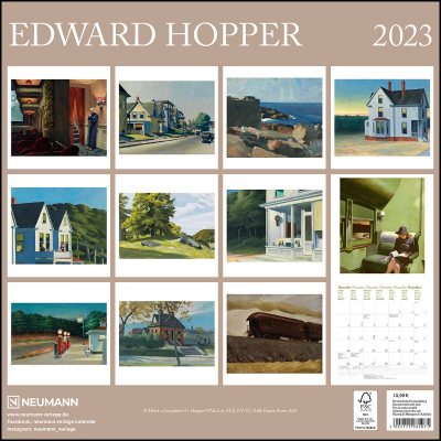 2023 Edward Hopper Wall Calendar | Waterstones