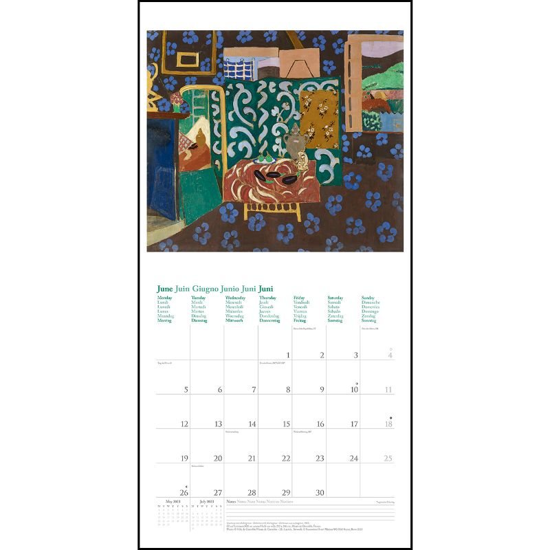 2023 Matisse Wall Calendar | Waterstones
