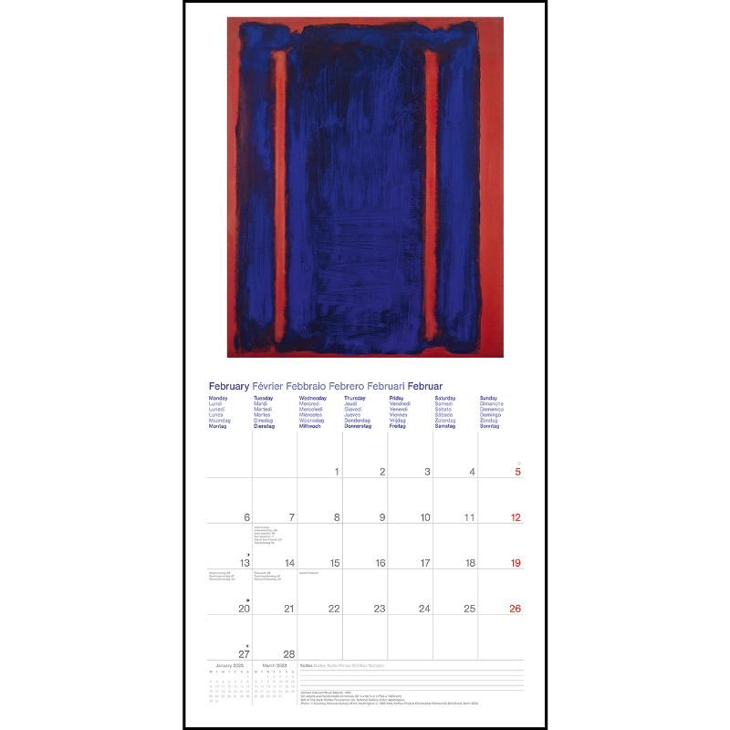 2023 Mark Rothko Wall Calendar | Waterstones