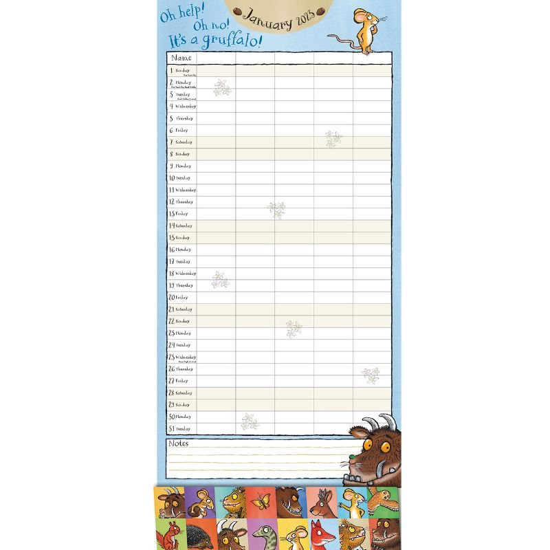 2023 Gruffalo Family Wall Calendar | Waterstones
