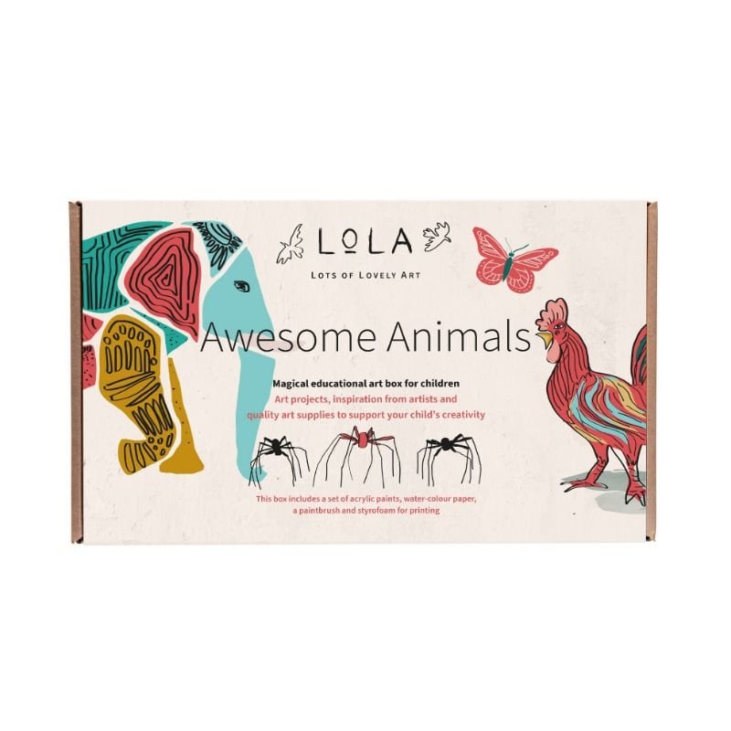 Awesome Animals Art Box | Waterstones