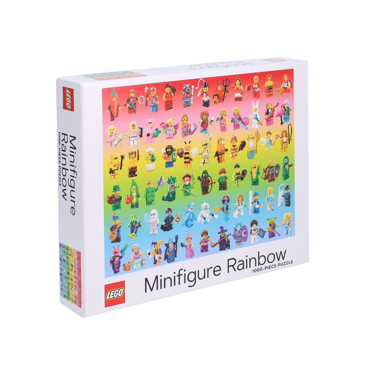 Lego Minifigure Rainbow 1000 Piece Jigsaw Puzzle by LEGO | Waterstones