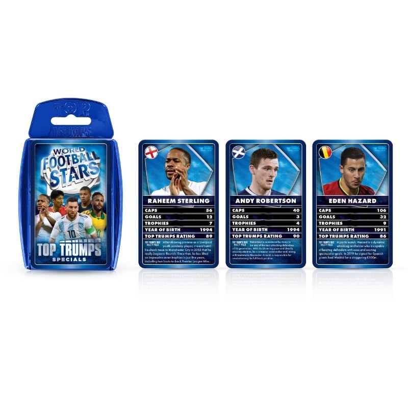 World Football Stars Blue Top Trumps | Waterstones
