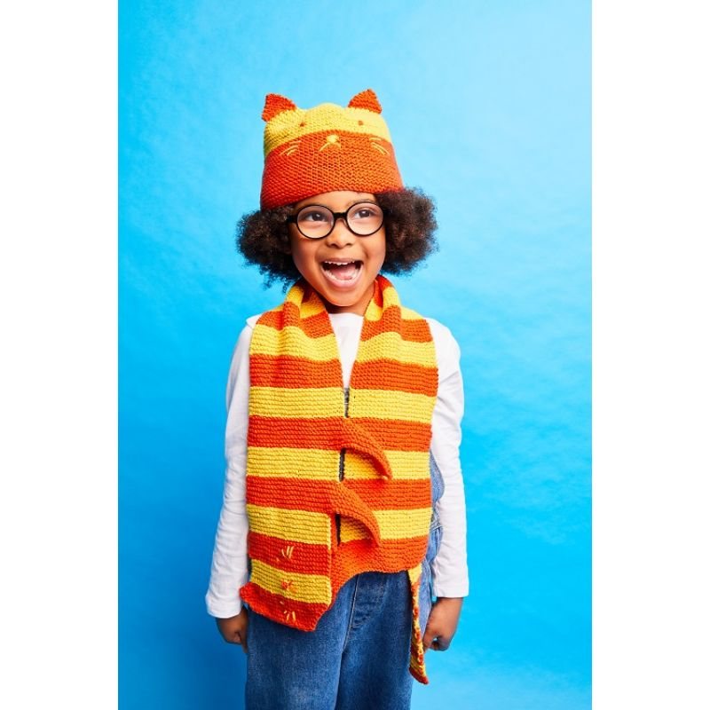 Stripe Cat Scarf & Hat | Waterstones