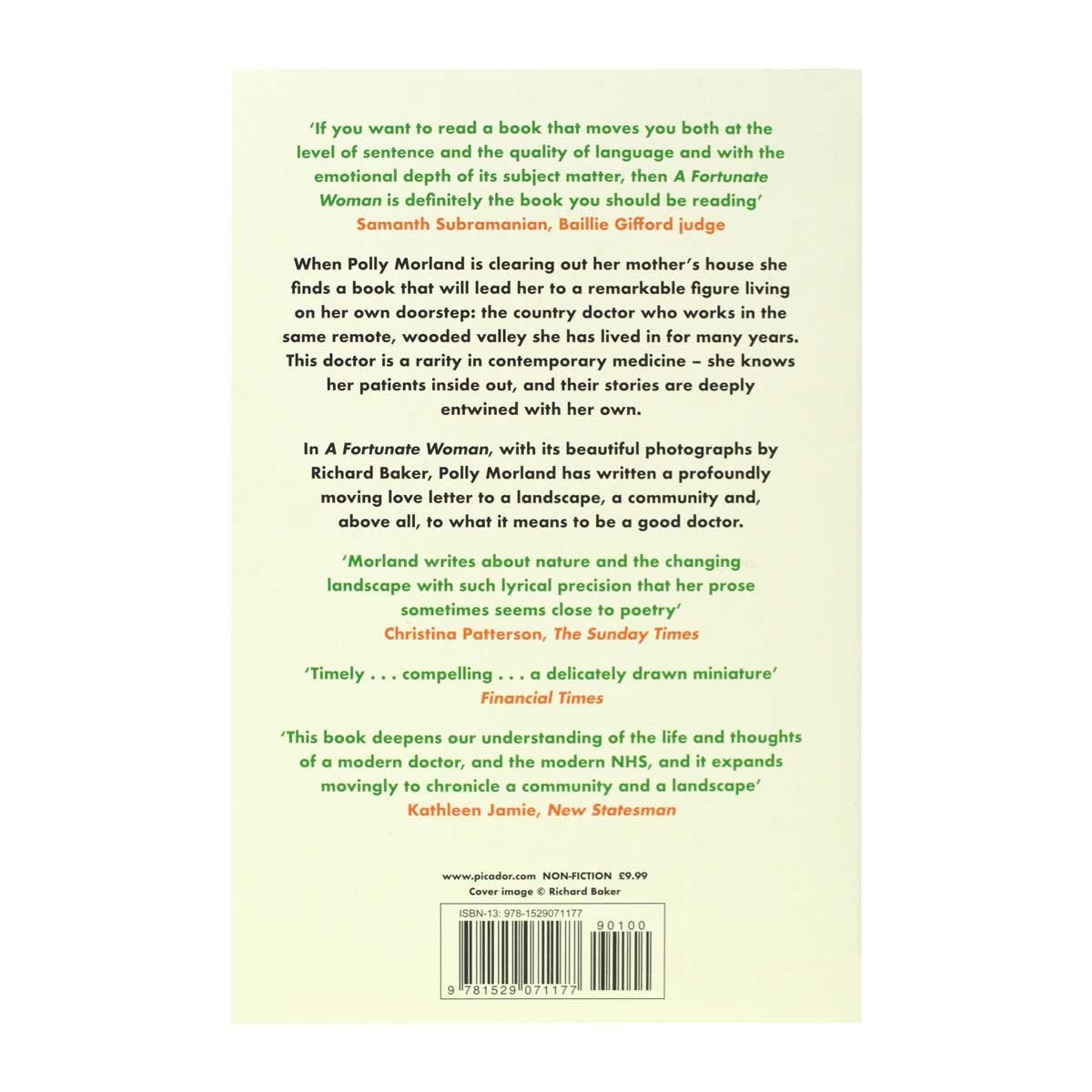 A Fortunate Woman by Polly Morland, Richard Baker | Waterstones