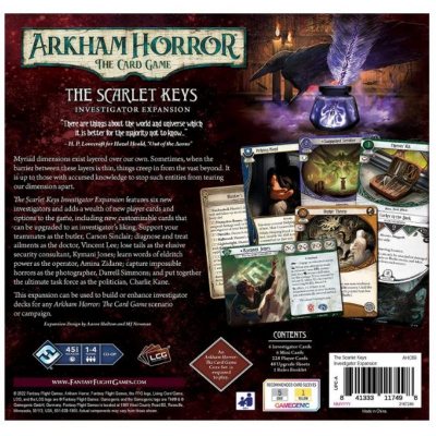 Arkham Horror The Scarlet Keys Investigator Expansion | Waterstones