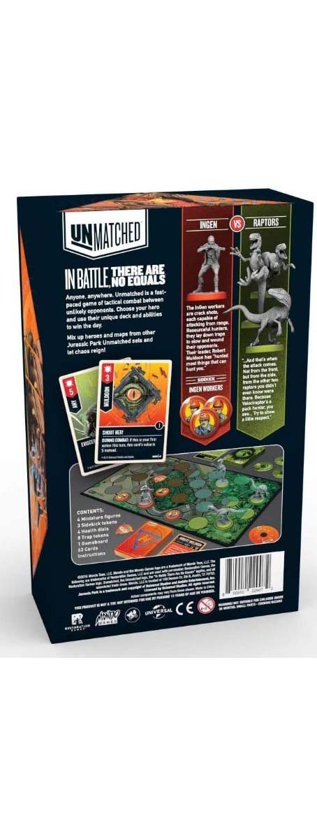 Unmatched: Ingen Vs The Raptors | Waterstones