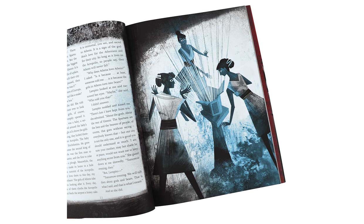 Jason Cockcroft on Illustrating The Wolf-Girl, the Greeks and the Gods ...