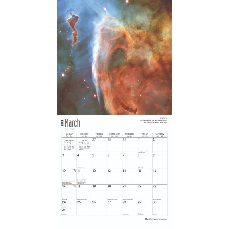 2024 Hubble Telescope Wall Calendar | Waterstones