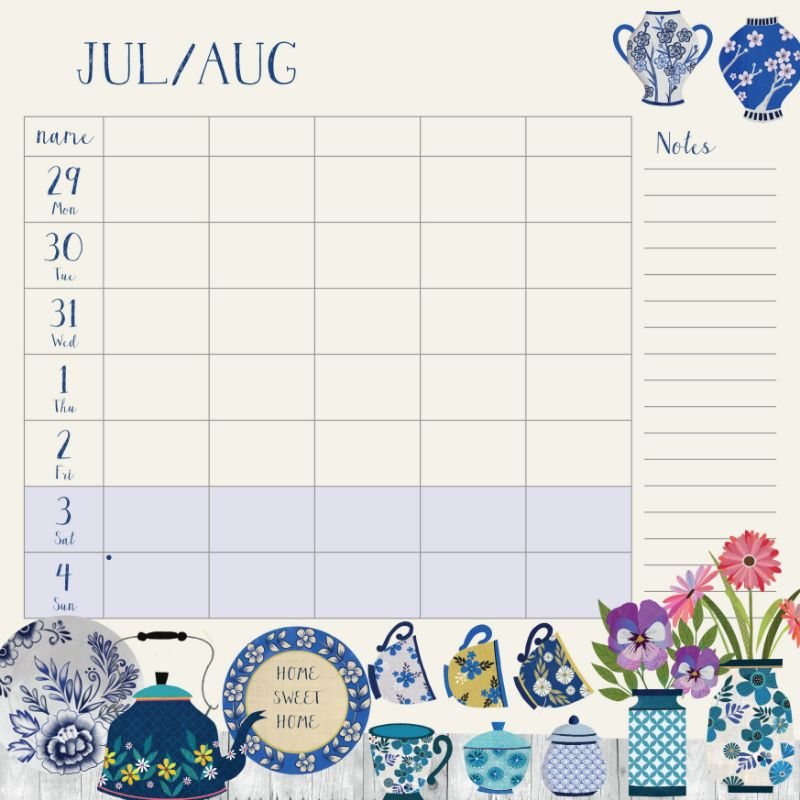 2024 Georgia Breeze Wall Calendar | Waterstones