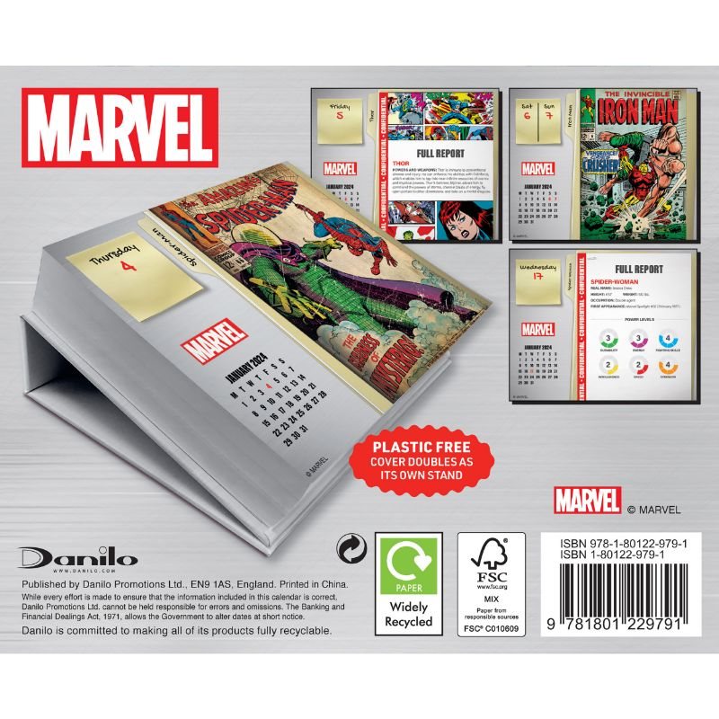 Marvel 2024 Desk Calendar | Waterstones