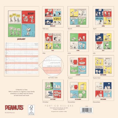 2024 Peanuts Wall Calendar | Waterstones