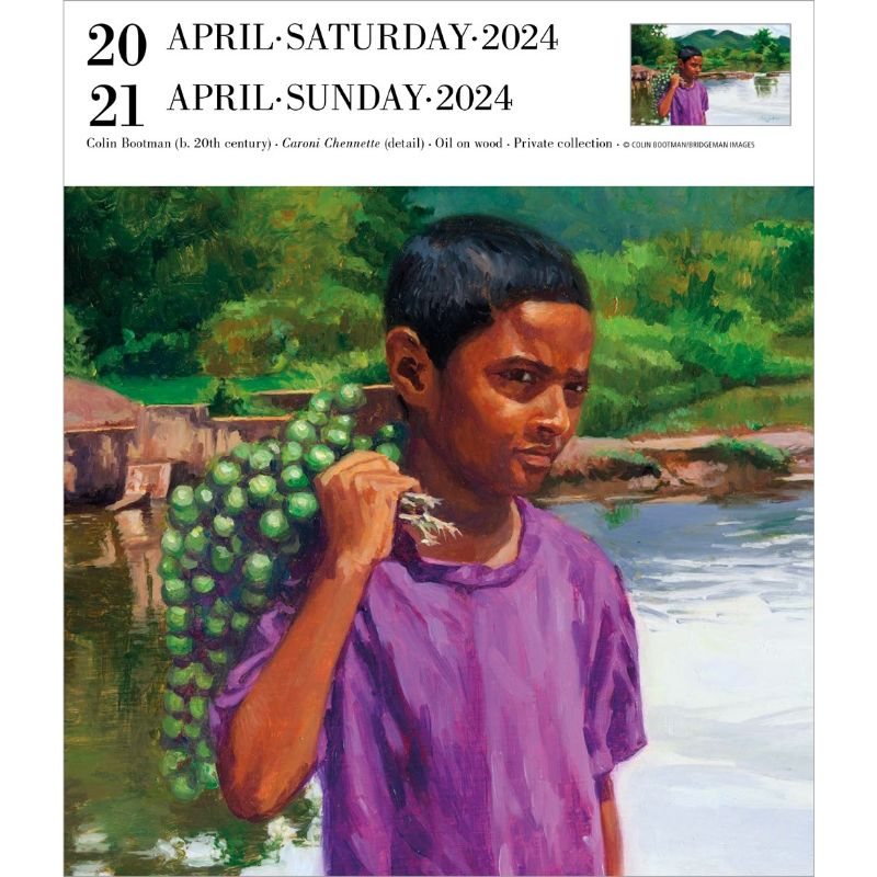 Art Page-A-Day Gallery Calendar 2024 by Workman Calendars | Waterstones