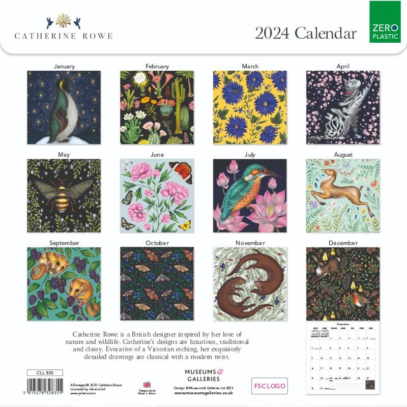 2024 Catherine Rowe Wall Calendar | Waterstones