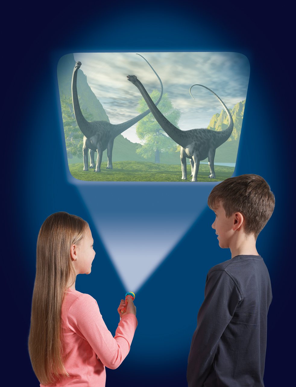 Dinosaur Torch & Projector by Natural History Museum | Waterstones