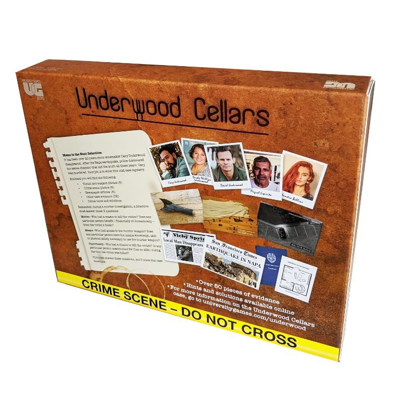 Murder Mystery Party Underwood Cellars Game | Waterstones