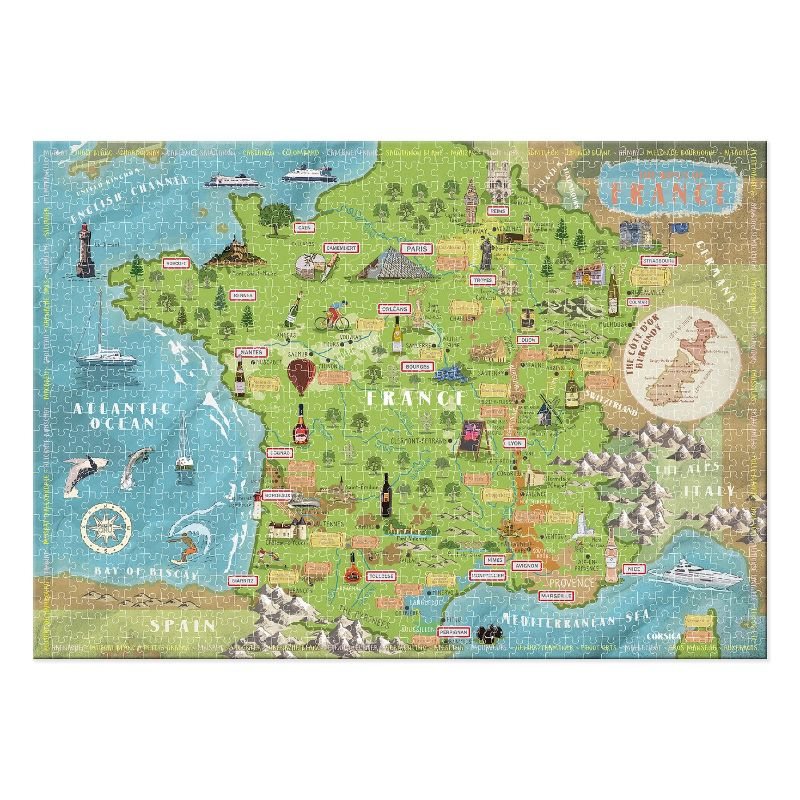 Wines Of France 1000 Piece Jigsaw Puzzle | Waterstones