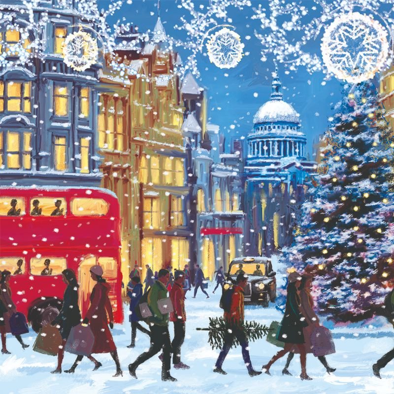 Christmas In London X 20 Cards | Waterstones